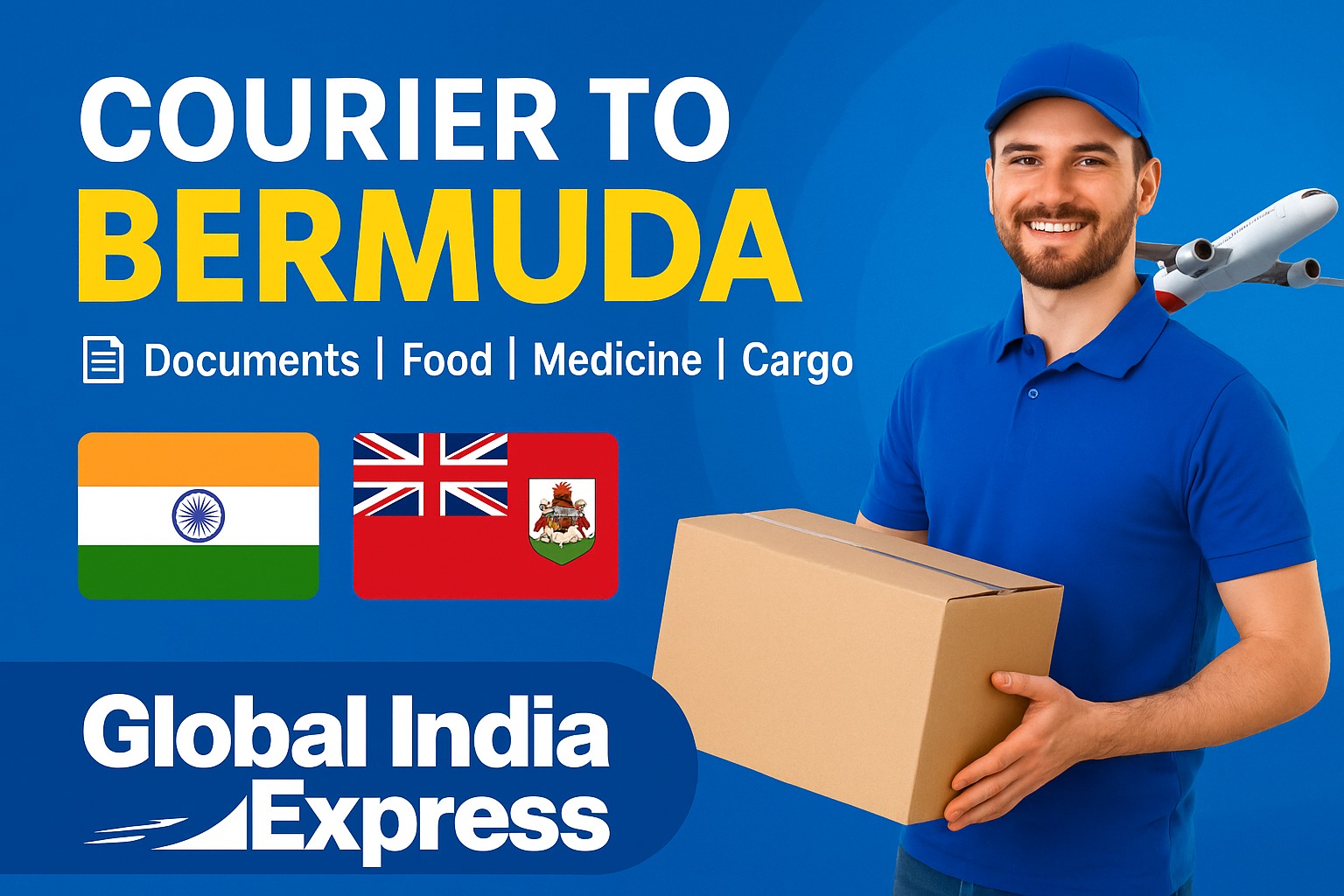 Courier Charges For Bermuda From India | Best Rate Available