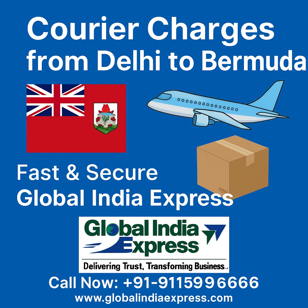 Courier Charges For Bermuda From Delhi | Best Rate Available